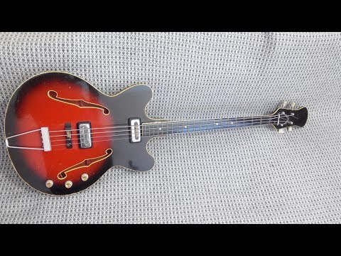 Orfeus Hebros bass bulgarian 70-s 2 Color Sunburst | Reverb