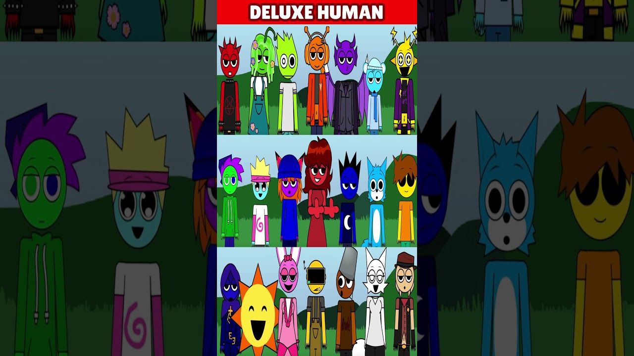 Incredibox Sprunki Retake Deluxe Human *MIX VERSION*