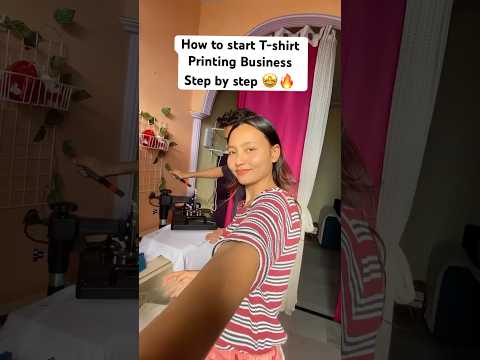 How to start T-shirt printing Business🤩🔥👚🎽 #16