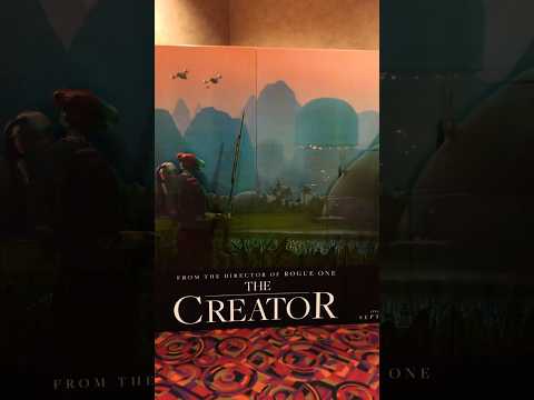 The Creator new #scifi movie theatre standee #thecreator #scifimovies #newmovie #shorts