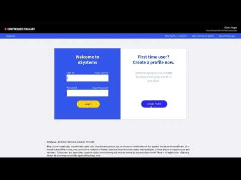 How to Navigate eSystems Home Page
