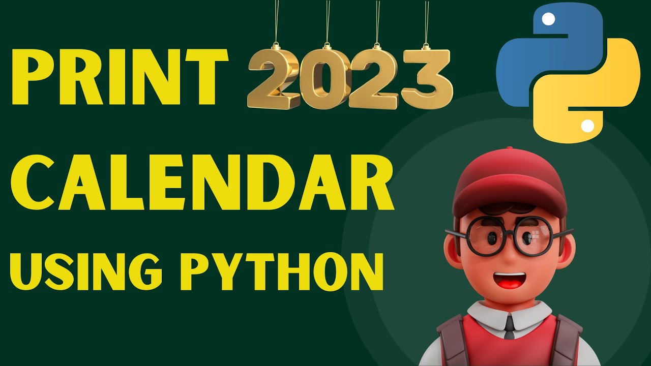 PRINT WHOLE YEAR CALENDAR USING PYTHON | PYTHON PROGRAMS | #python