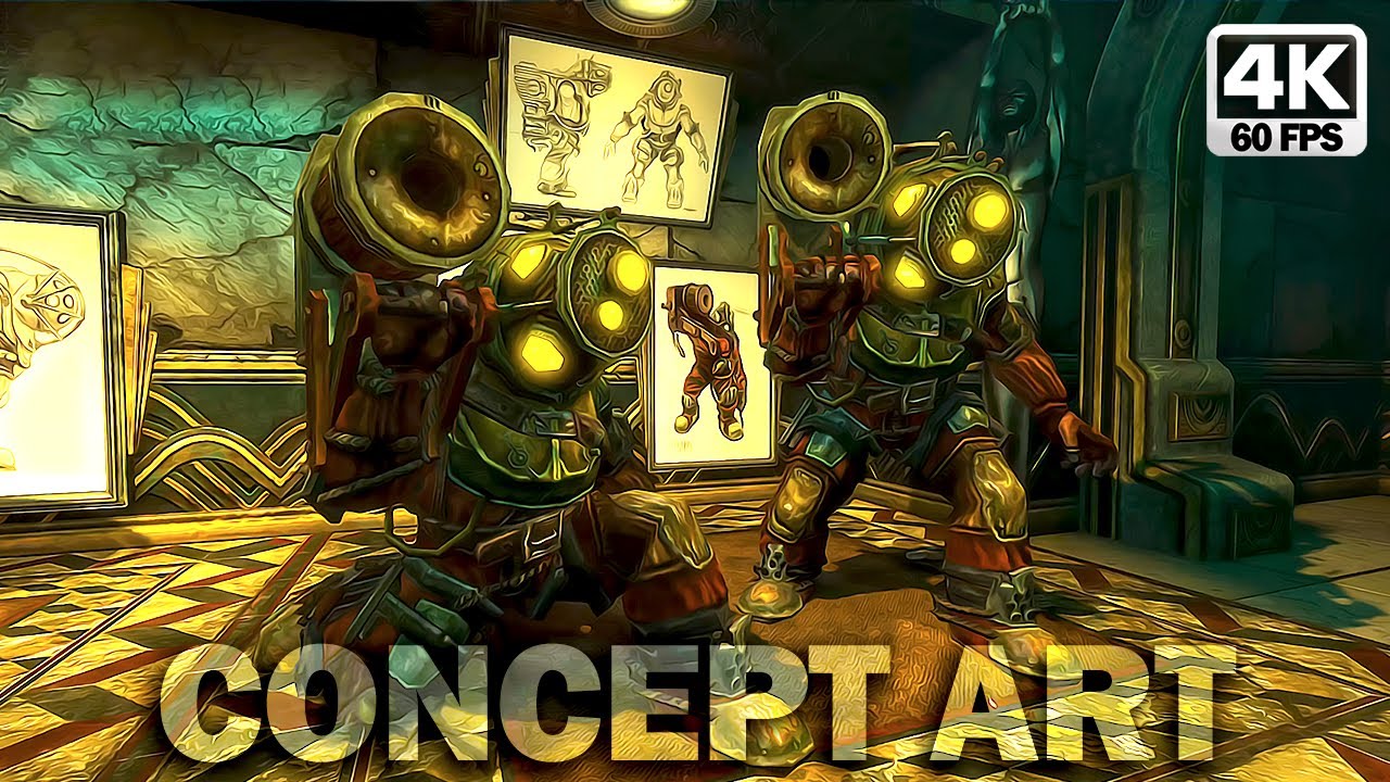 Bioshock: Concept Art Museum Walkthrough - Insight into how Rapture was created