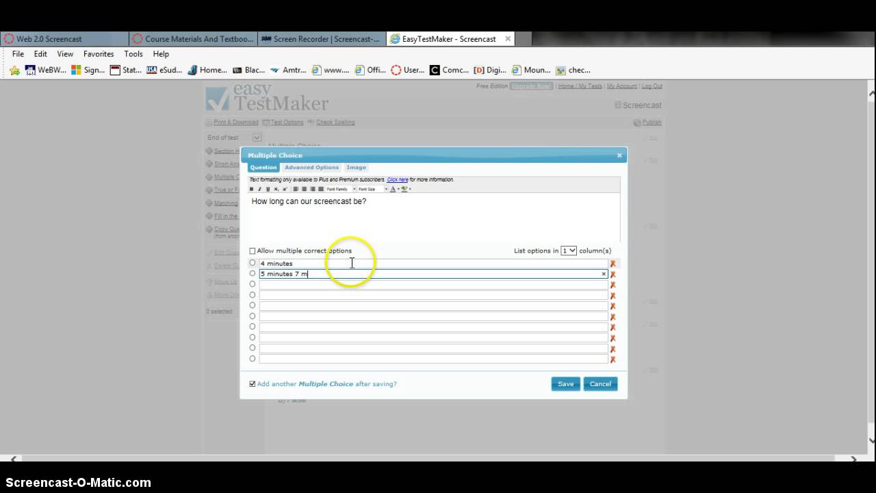 easy TestMaker web 2.0 tool