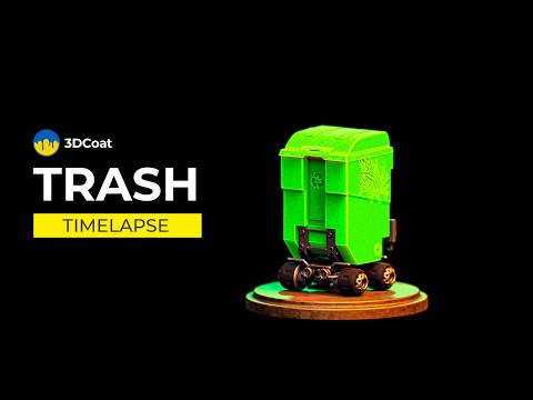 🗑️ Trash-Car・Free OBJ File for 3D printing・Cults
