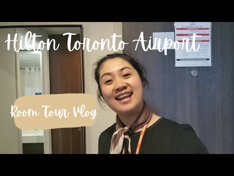 HILTON TORONTO AIRPORT Room Tour | Fly with Ivy