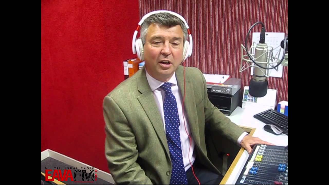 PCC Sir Clive Loader visits EAVA FM