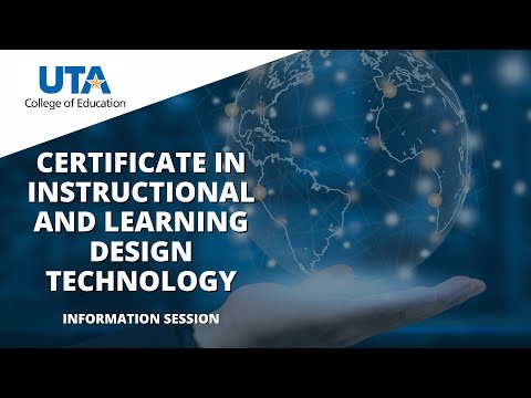 Certificate in Instructional and Learning Design Technology