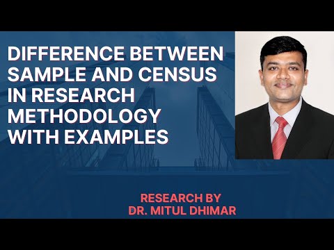 What is the difference between sample and census in research with example?