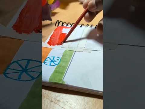 India And Indonesia Flag Drawing || Flag Series Drawing || RR Art Box || #indonesia #india #flags