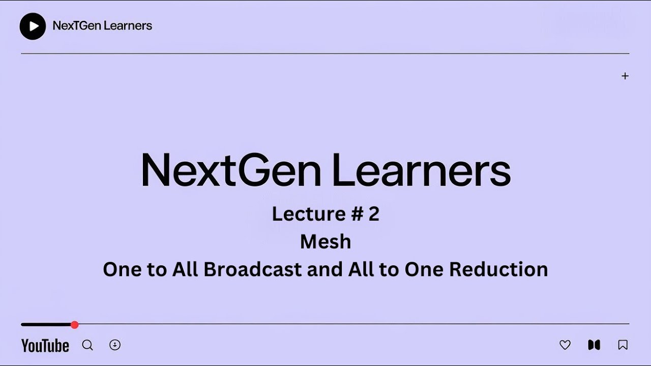 PDC | Basic Communication mesh | one to all broadcast