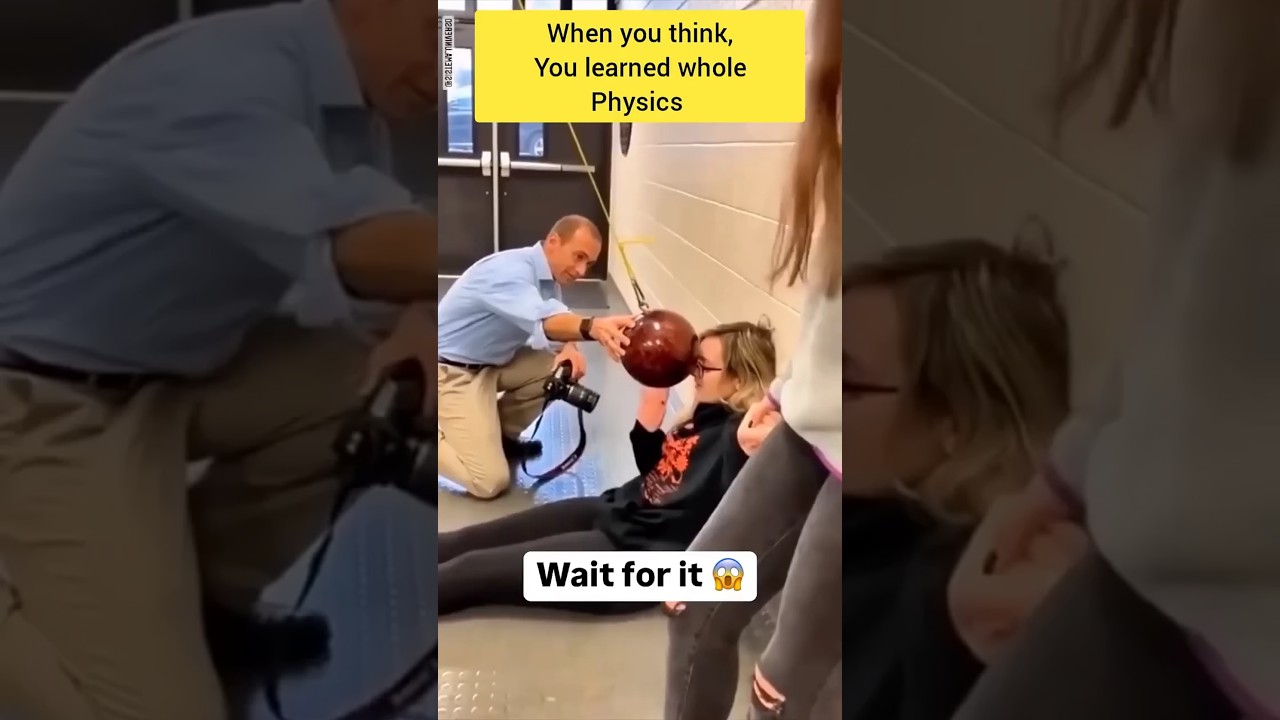 When you think that you have learnt everything about physics #ytshorts #shorts