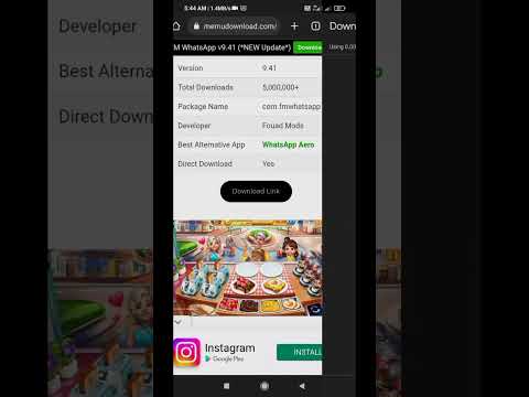 FM WhatsApp Download Latest Version 9.41 #shorts