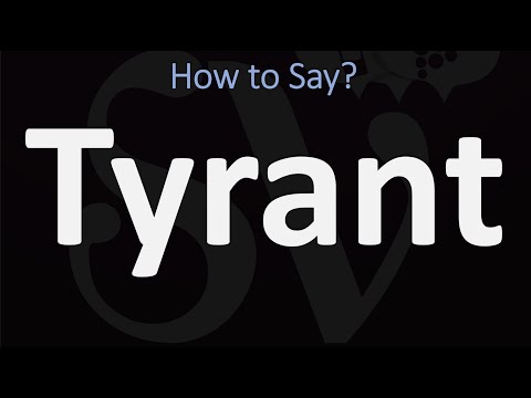 How to Pronounce Tyrant? (CORRECTLY)