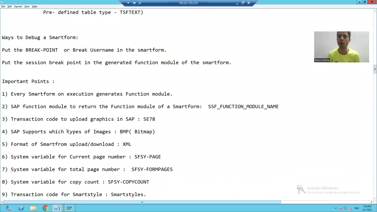 8 - Smartforms - Calling the Smartform from the Driver Program Part1