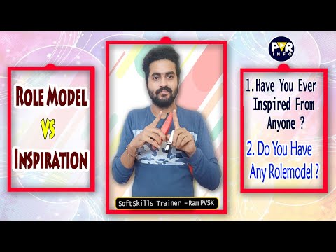 What Is The Difference Between Role Model And Inspiration? | Soft Skills Trainer Ram PVSK | PVR Info