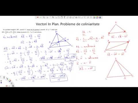 Vectori. Probleme de coliniaritate