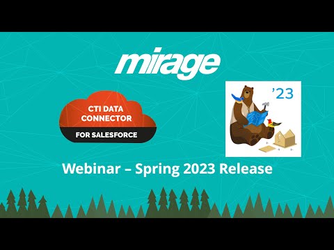 CTI Data Connector for Salesforce - Spring 2023 Release
