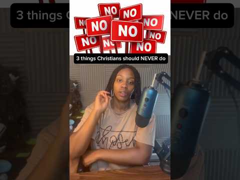 3 things CHRISTIANS should NEVER do‼️😱 #jesus #bible #god #christian #witchcraft #shorts