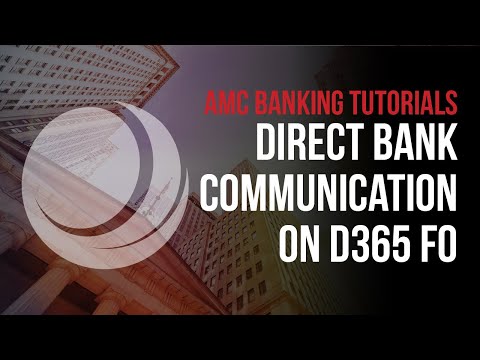 How to setup direct communication (host-to-host) on Finance and Operations with AMC Banking