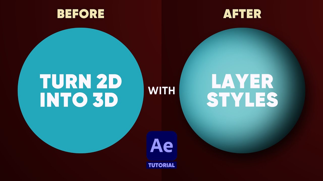 Create 3D Shading in After Effects With Layer Styles | Adobe Quick Tutorial