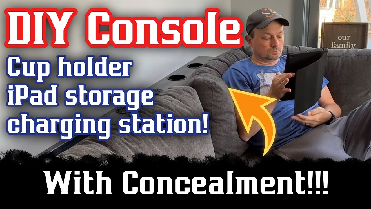 DIY Sofa Table / Console Table | How to Build (With Concealment!)