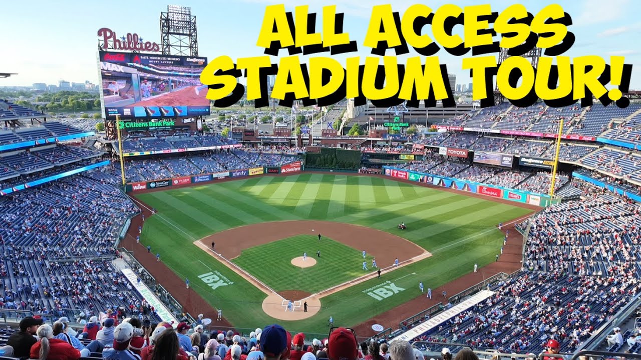 TOUR OF CITIZENS BANK PARK 2026 - HIGH ENERGY ON THE FIELD!