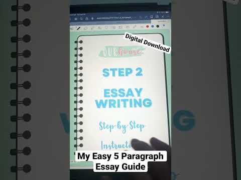 How to write a five paragraph essay (simple pdf guide)