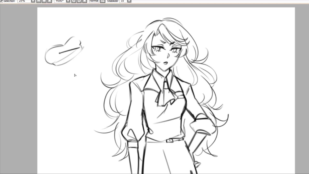 Allegra Sketching Process