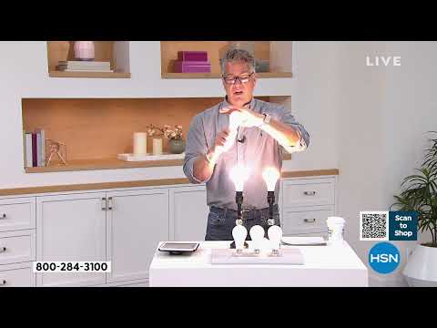 Living Glow Rechargeable MultiSocket LED Bulbs 3pack