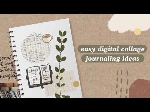 EASY Digital Collage Journaling Ideas | Abbey Sy
