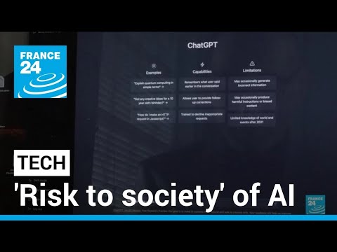 'Risk to society' of AI: Musk, tech experts call for pause in development • FRANCE 24 English