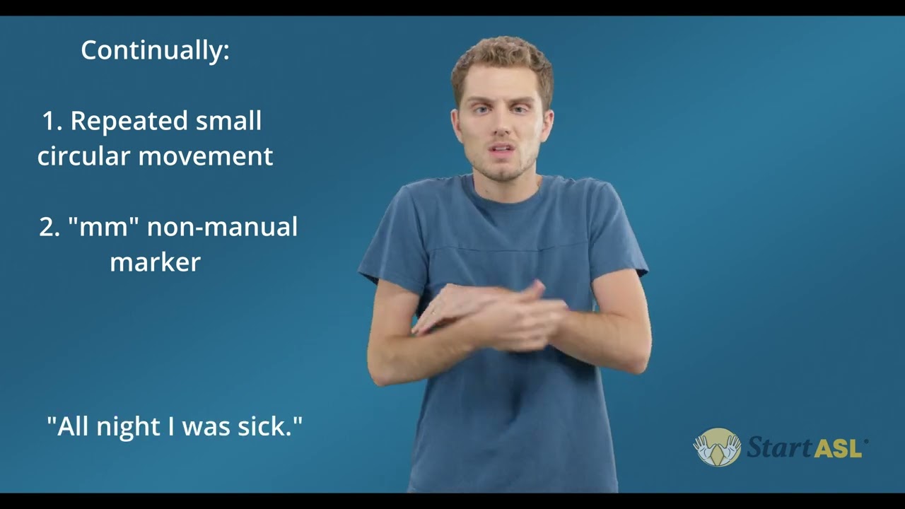 Temporal Aspect Examples | Start ASL
