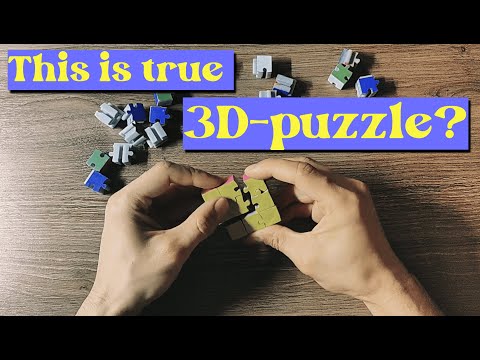 🧩 True 3D puzzle, jigsaw puzzle.・Free STL File for 3D printing・Cults
