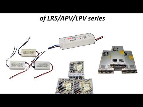 2019 quality Meanwell Switching Power Supply of LRS/APV/LPV Series