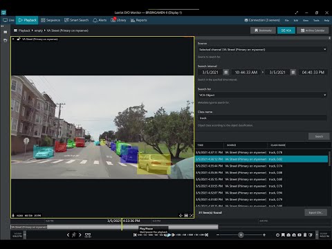 Evo Video Analytics: City Tour
