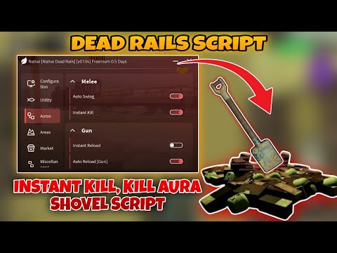 [UPD] Dead Rails Script Shovel Kill Aura + Instant Kill | Native Hub - Roblox Scripts Pastebin