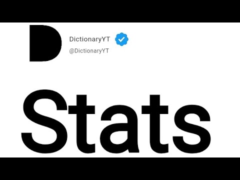 Stats Meaning in English