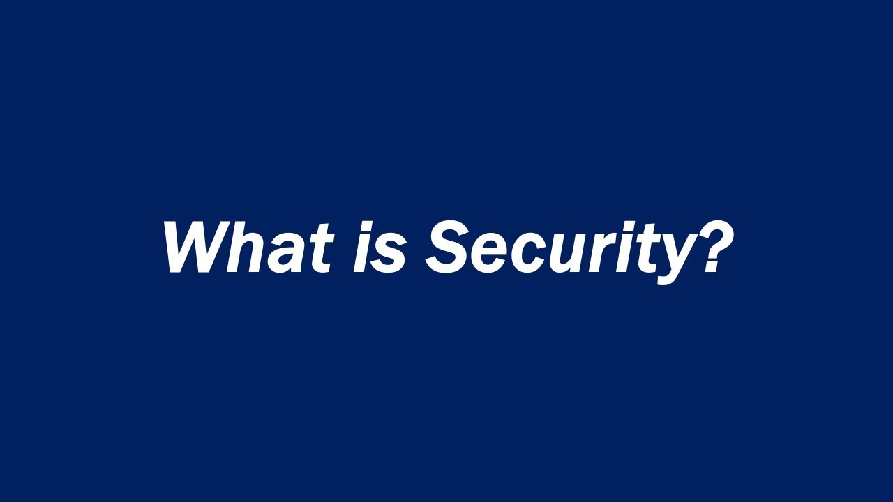 What is Security? Definition and examples