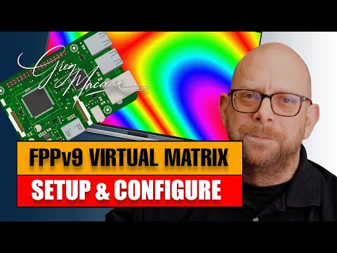 Setting up a Virtual Matrix with FPP v9, xLights 2025_06 and a Raspberry Pi! #xlights, #pixels