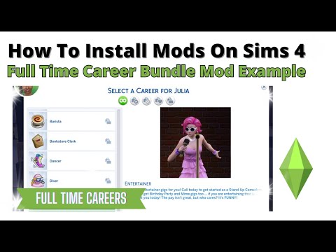 How Install Full Time Career Bundle Mod For Sims 4 | 2023