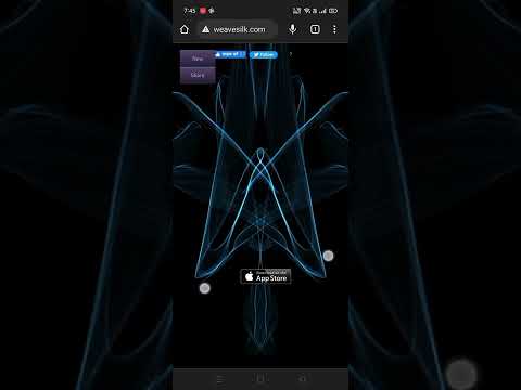 Incredible art by weave silk(NOT CLICKBAIT) amazing website weave silk interactive generative Art😱