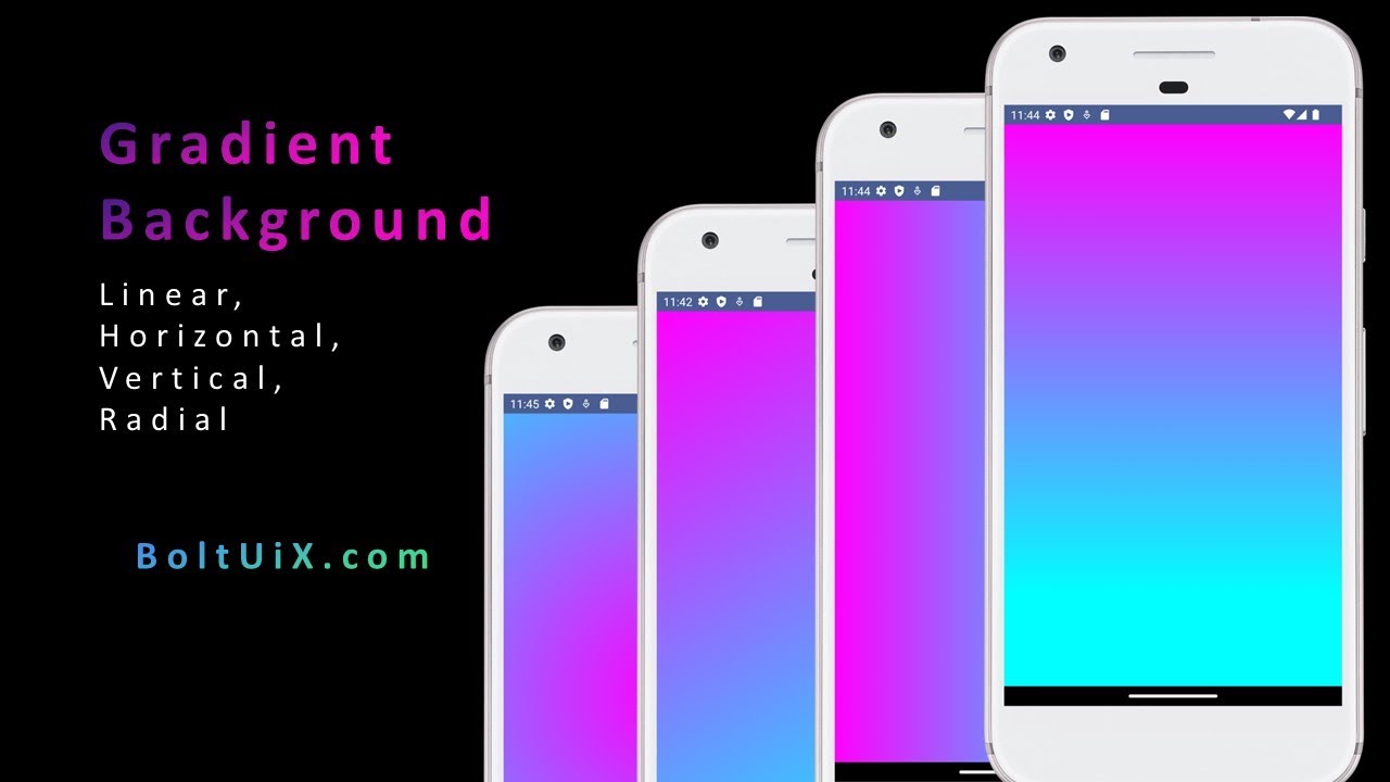 Create Gradient Backgrounds in Jetpack Compose  | Linear, Radial, Vertical & Horizontal
