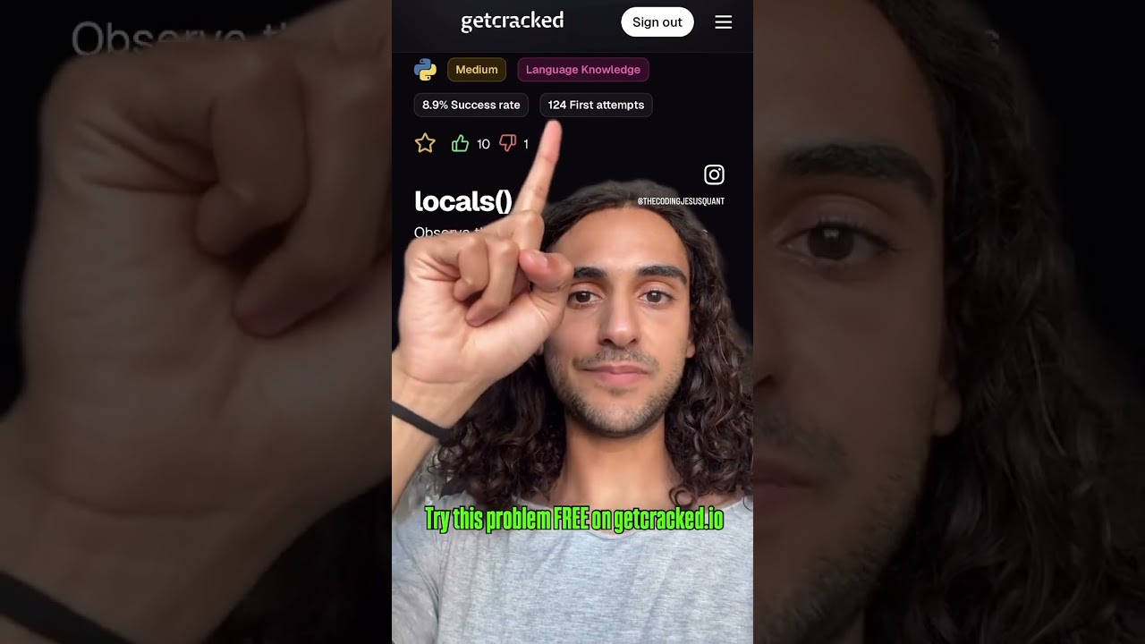 Python devs don’t understand local variables 😭