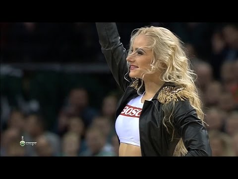 Žalgiris Kaunas Cheerleader Full Highlights vs Lokomotiv kuban (23.10.15) Radiant!
