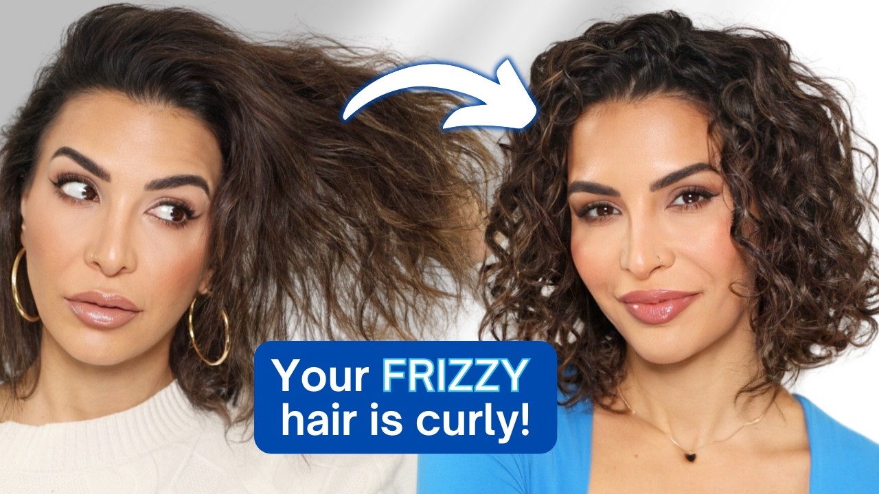 Your FINE FRIZZY Hair Is WAVY/CURLY and you have no idea...
