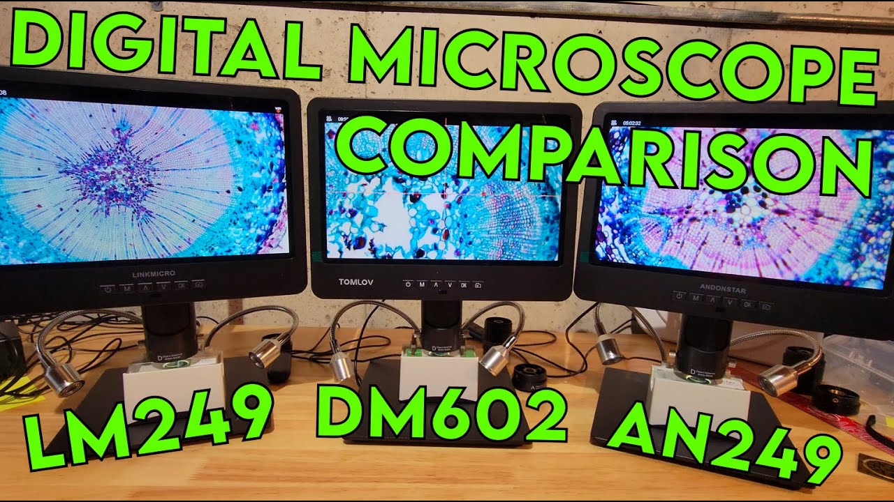 Andonstar AN249 vs Linkmicro LM249 vs TOMLOV DM602 - Digital Microscope Comparison Episode 2