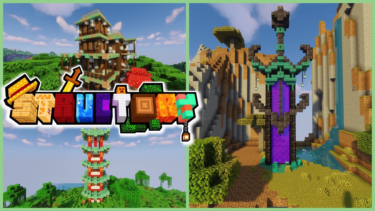 Обзор на мод Structory для Minecraft: Новые атмосферные структуры | MCBase