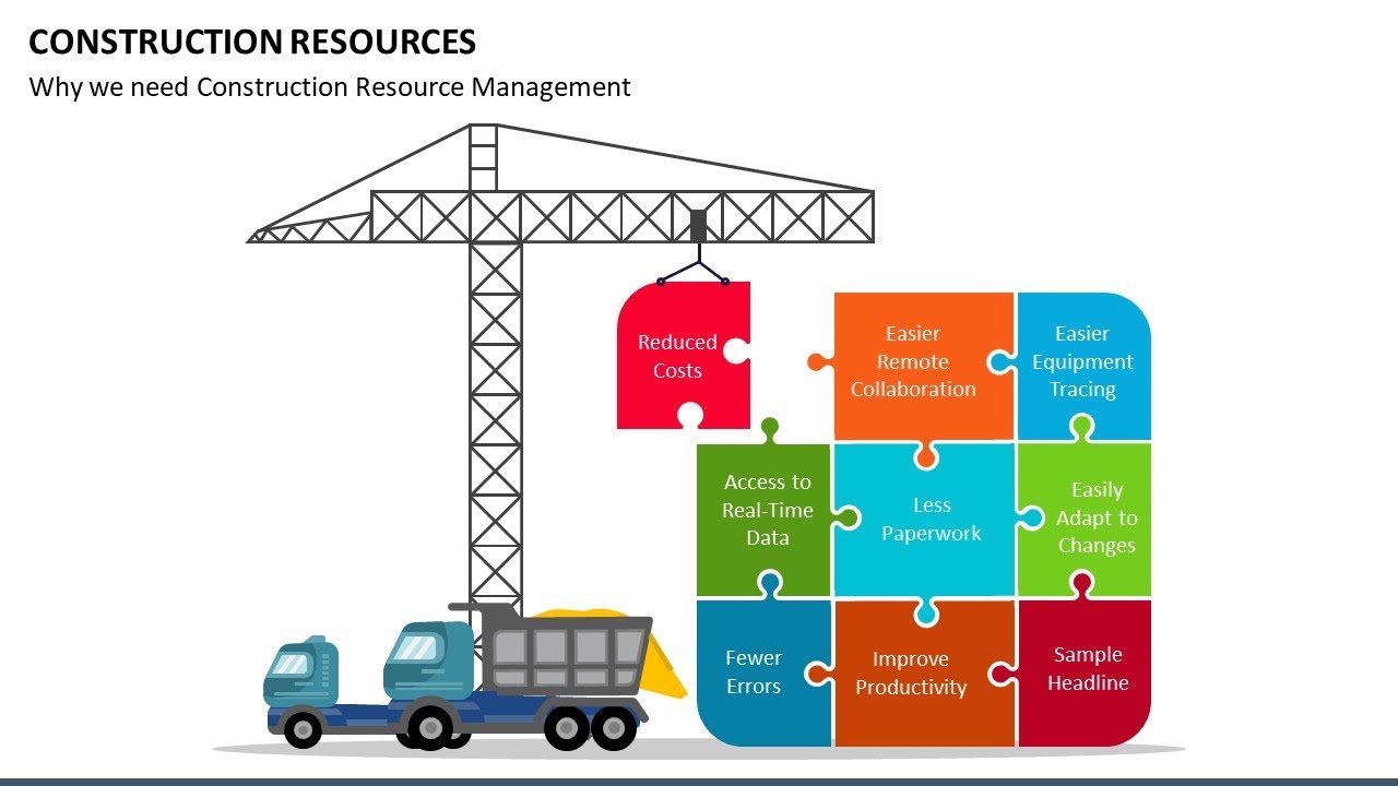 Construction Resources Animated PPT Slides