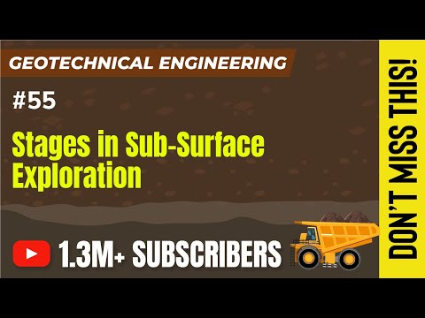 Stages in Sub Surface Exploration - Sub-Surface Investigation ...